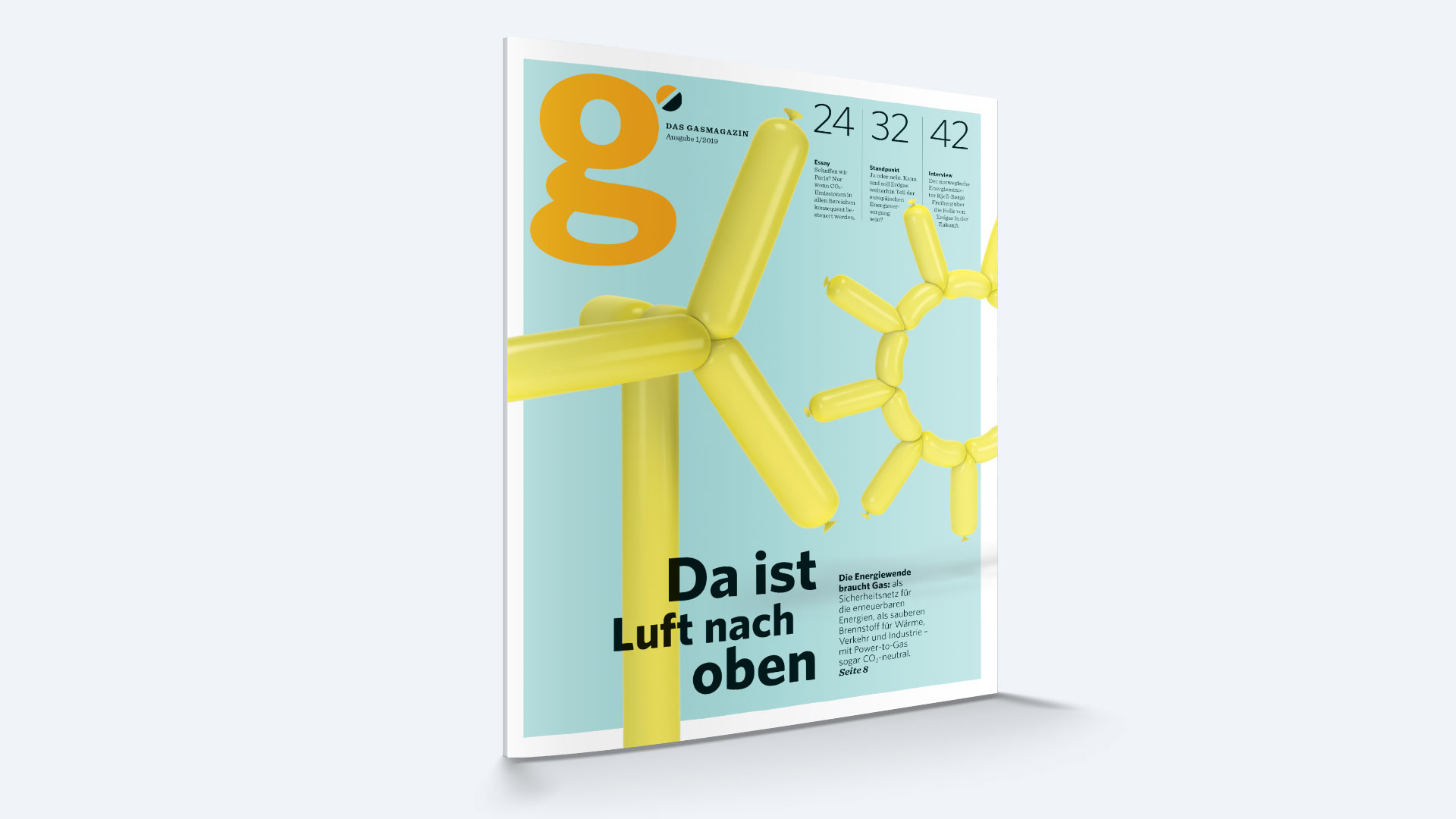 Gas industry launches new printed magazine “g” | Wintershall Dea GmbH